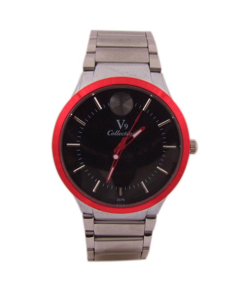 V9 Collection Black Analog Casual Men S Watch Buy V9 Collection Black