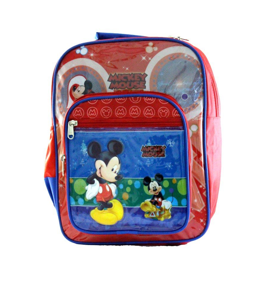Priority Red Mickey Mouse Kids School Bag For Boys: Buy Online at Best ... Priority Red Mickey Mouse Kids School Bag For Boys: Buy Online at Best ...