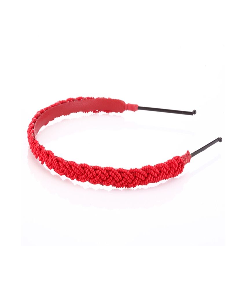 Trinketbag Beady Hair Band (Red): Buy Online at Low Price in India ...