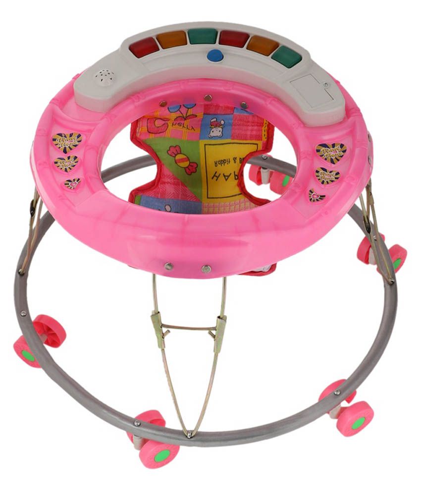 Vinni Vasu Baby Pink Baby Walker For Kids - Buy Vinni Vasu Baby Pink ...