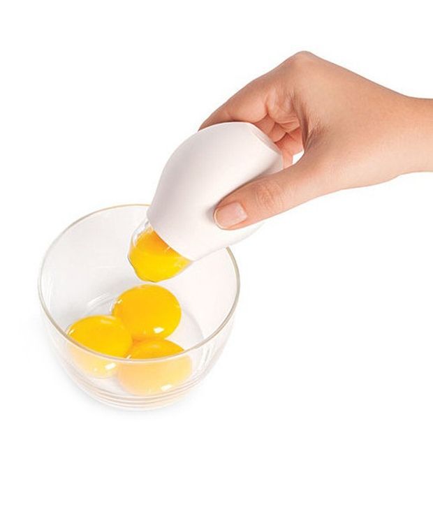 Beebark White Silicon Egg Seperator: Buy Online at Best Price in India ...