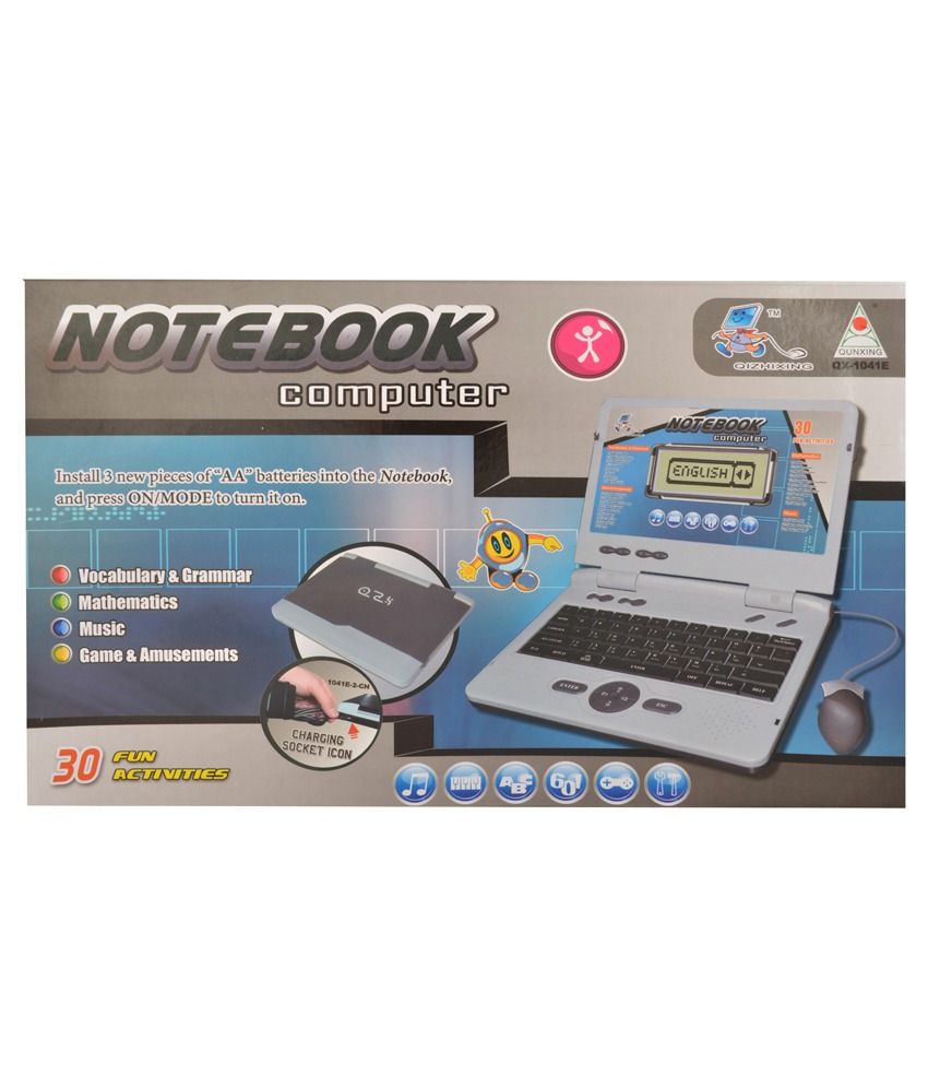 Zest4Toyz Educational Laptop Notebook Computer 1041 Learning Toy 30 Fun ...