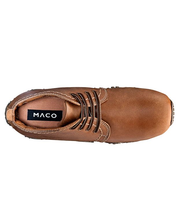 Maco Trendy Tan Ankle Length Casual Shoes - Buy Maco Trendy Tan Ankle ...