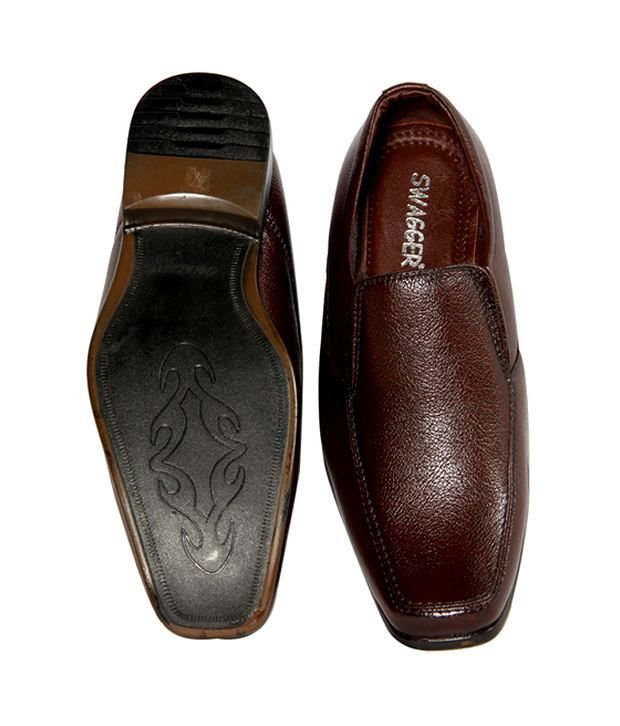 Swagger Brown Formal Shoes Price in India- Buy Swagger Brown Formal ...