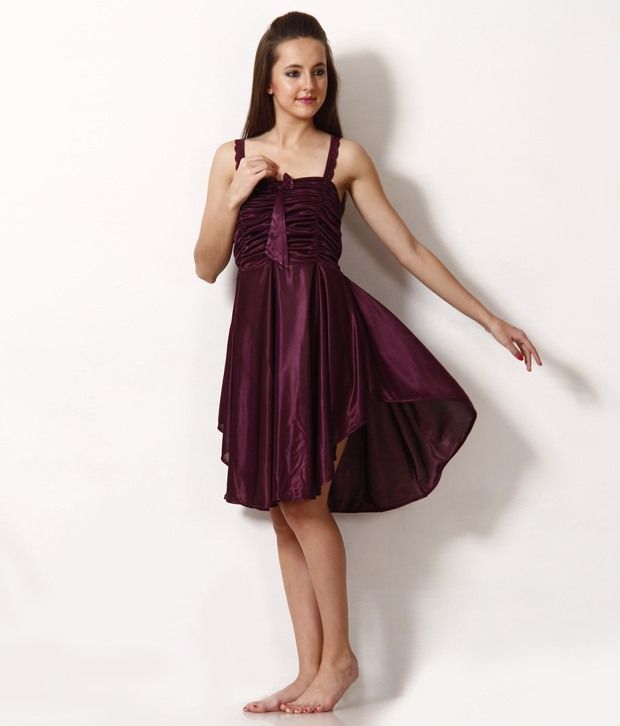 Buy Affair Pink Lycra One Piece Nighty Online At Best Prices In India Snapdeal