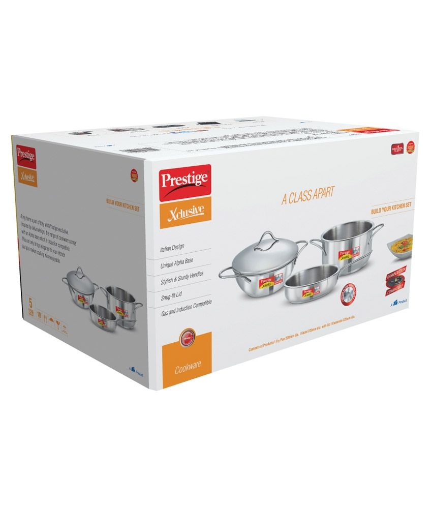 Prestige SS Cookware BYK Set: Buy Online at Best Price in India - Snapdeal
