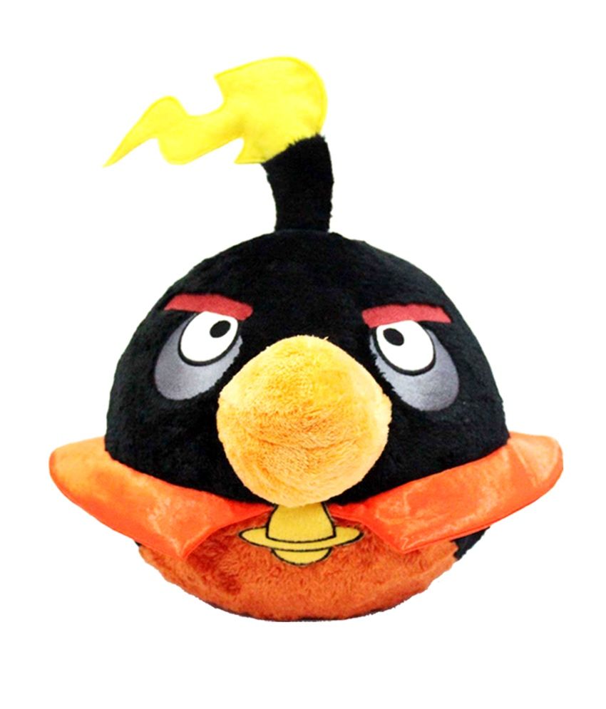 Angry Birds Fire Bomb Bird - 25.4 Cm - Buy Angry Birds Fire Bomb Bird ...