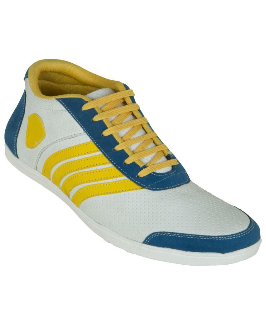 Zovi Yellow Sneaker Shoes - Buy Zovi Yellow Sneaker Shoes Online at ...
