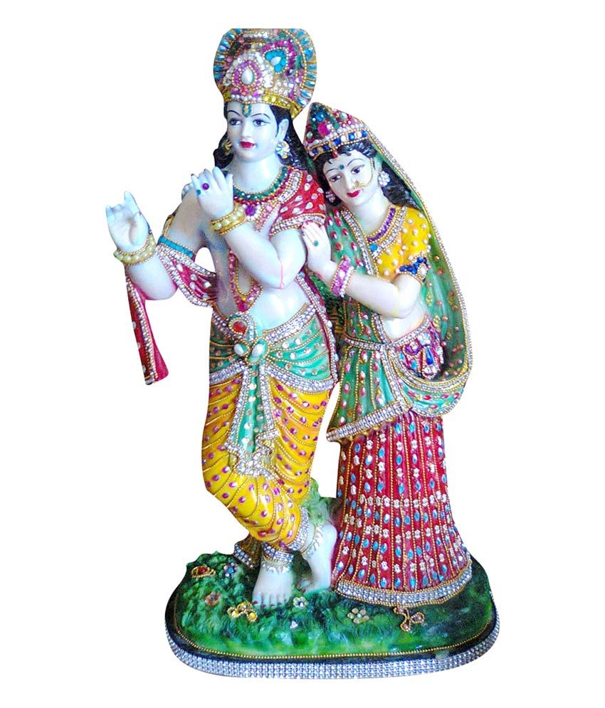 Shree Nath Textured Radha Krishan Idol: Buy Shree Nath Textured Radha ...