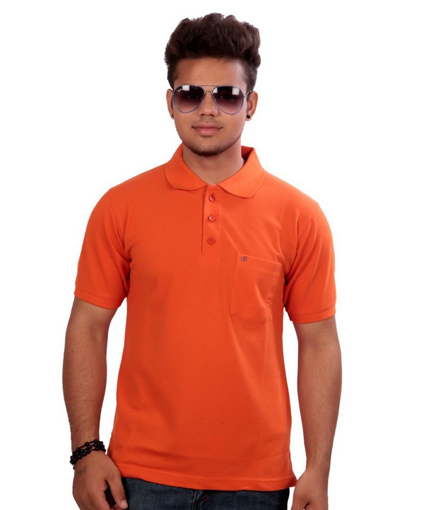 Cotton Buds Orange Colour T Shirts For Men Buy Cotton Buds Orange