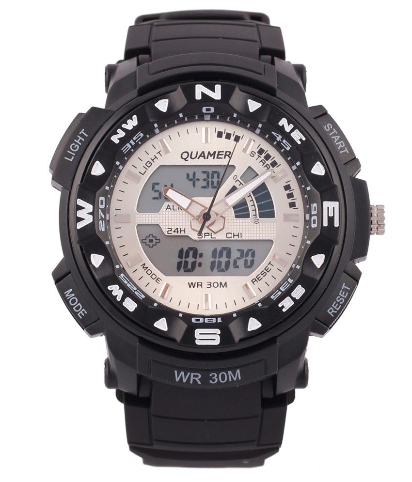 Quamer - Dual Time Multifuntion Men's Sports Watch - Buy Quamer - Dual ...