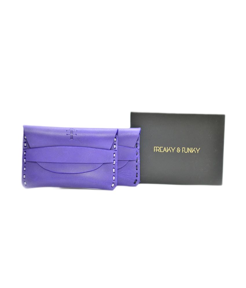 Freaky & Funky Fashionable BI - FOLD Leather Wallet For Men (PURPLE ...