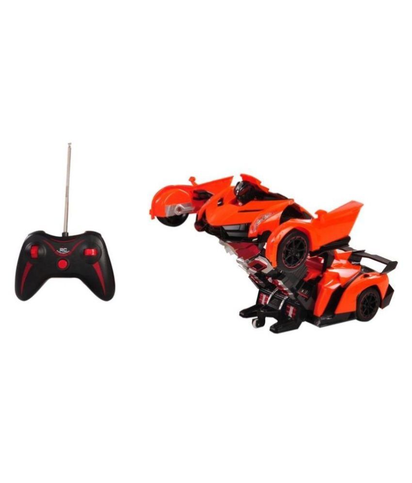 Magic Pitara Orange Transformer Robot with Remote - Buy Magic Pitara ...