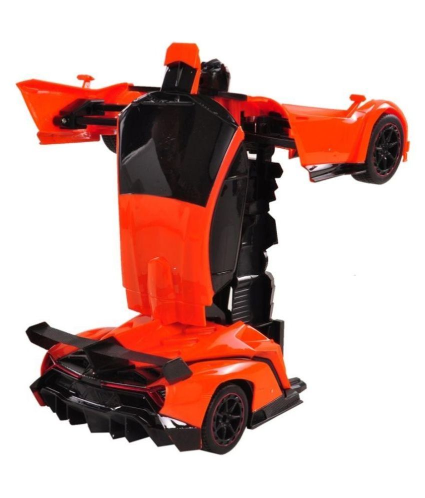 Magic Pitara Orange Transformer Robot with Remote - Buy Magic Pitara ...