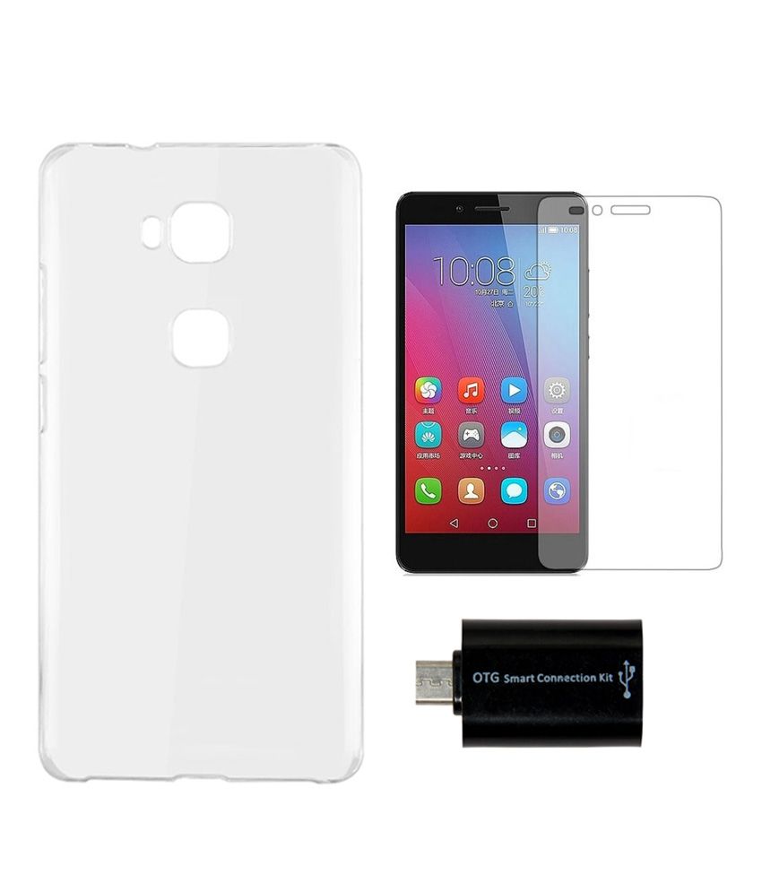 Huawei Honor 5X Cover by Deparq - Transparent - Plain Back Covers ...