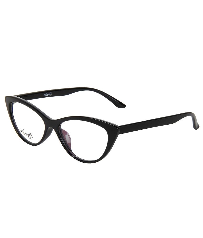 Zyaden Men Black Cat Eye Eyeglasses Buy Zyaden Men Black Cat Eye Eyeglasses Online At Low