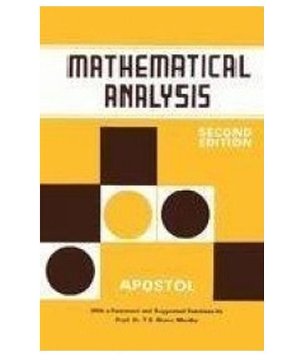Mathematical Analysis Buy Mathematical Analysis Online At Low Price In 