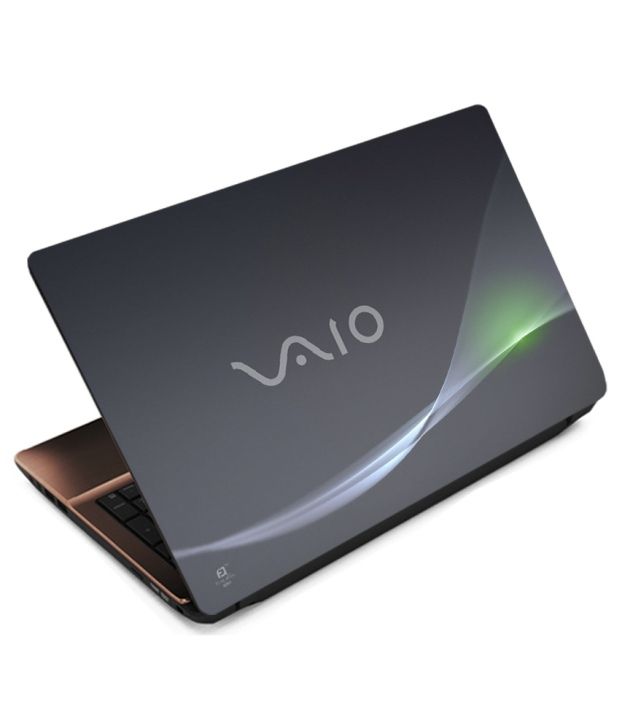 FineArts Combo of Vaio Printed Textured Laptop Skin, Laptop Sleeve ...