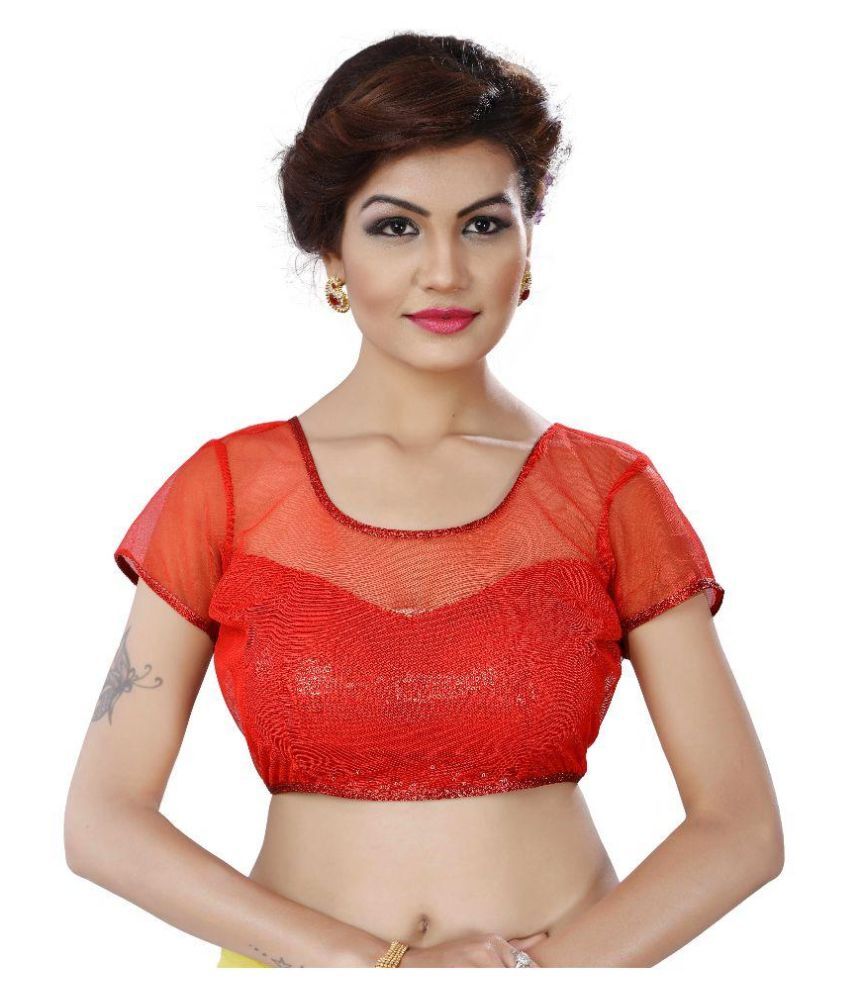 Shreeji Designer Red Cotton Blouses Buy Shreeji Designer Red Cotton