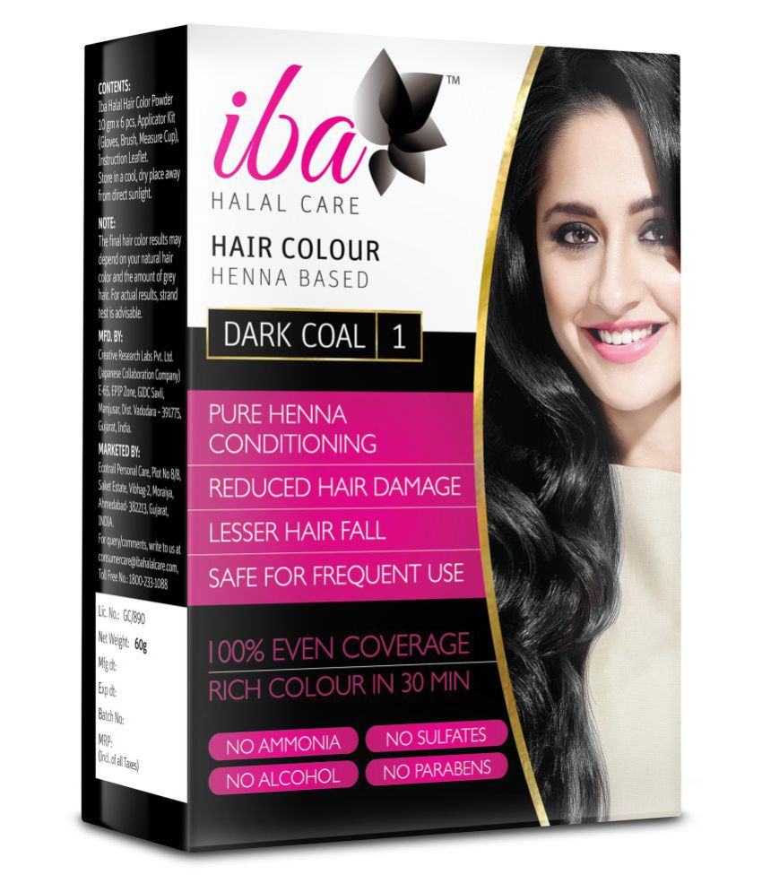Iba Halal Care Hair Colour Dark Coal 60gm Buy Iba Halal Care Hair