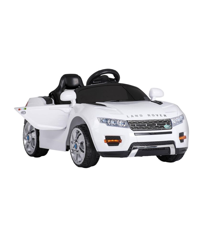 Baybee Land Rover Battery Operated Car with R/C (White) - Buy Baybee ...