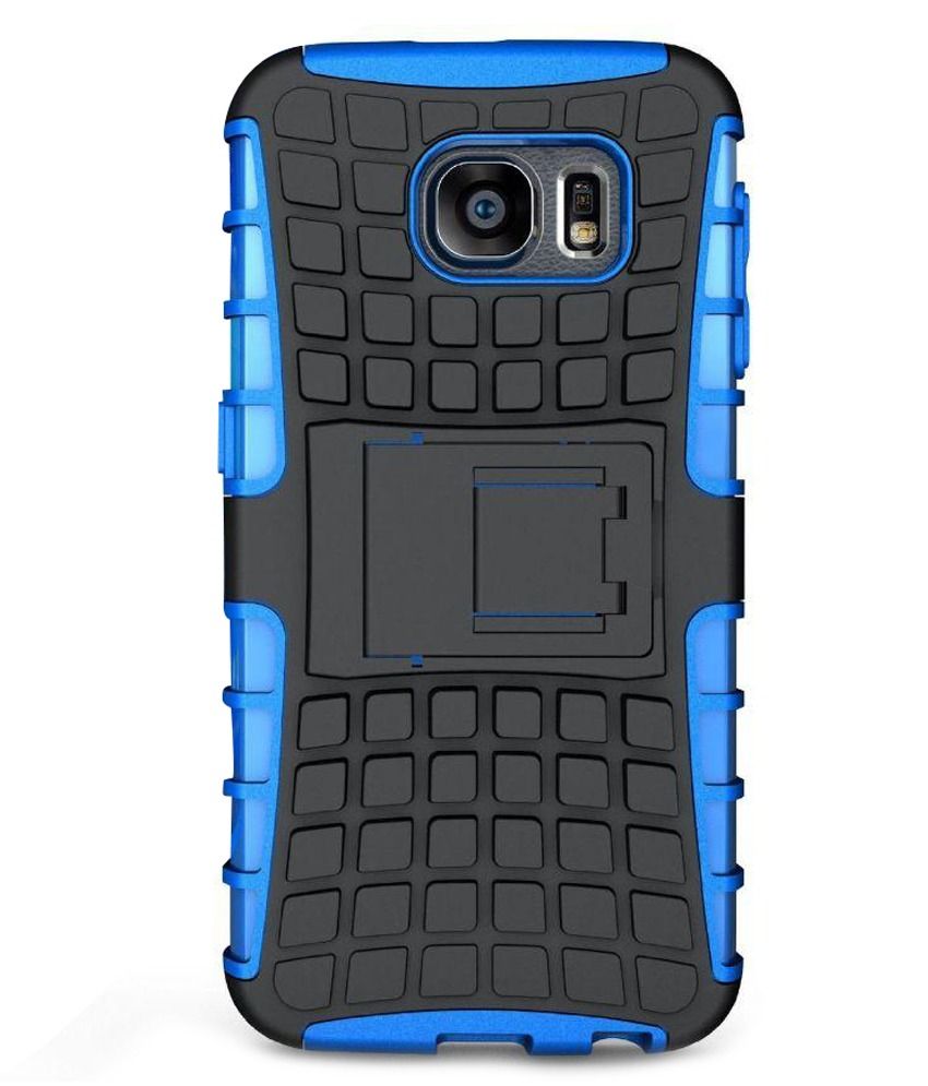 ClickAway Kick Stand Back Cover For Samsung Galaxy S7 Edge - Blue ...