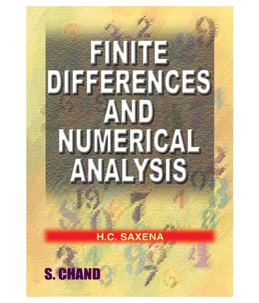 Finite Differences Numerical Analysis Paperback English Buy Finite