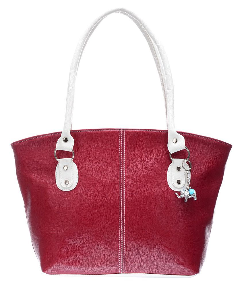 Keffle Maroon P.U. Shoulder Bag - Buy Keffle Maroon P.U. Shoulder Bag ...
