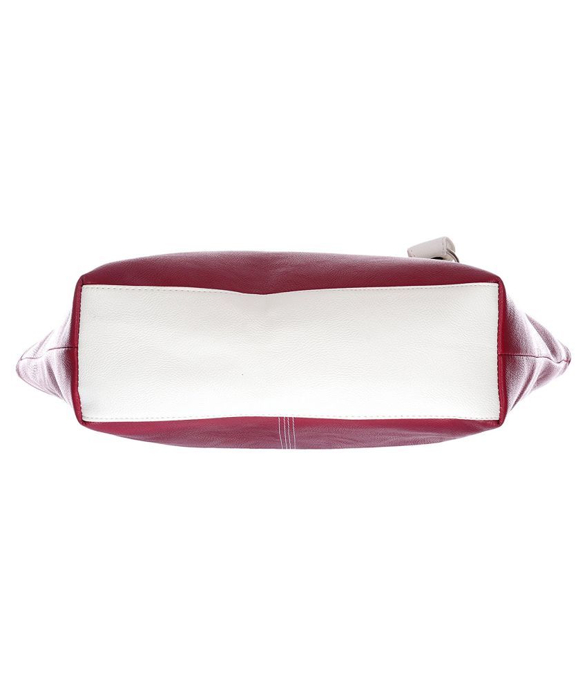 Keffle Maroon P.U. Shoulder Bag - Buy Keffle Maroon P.U. Shoulder Bag ...