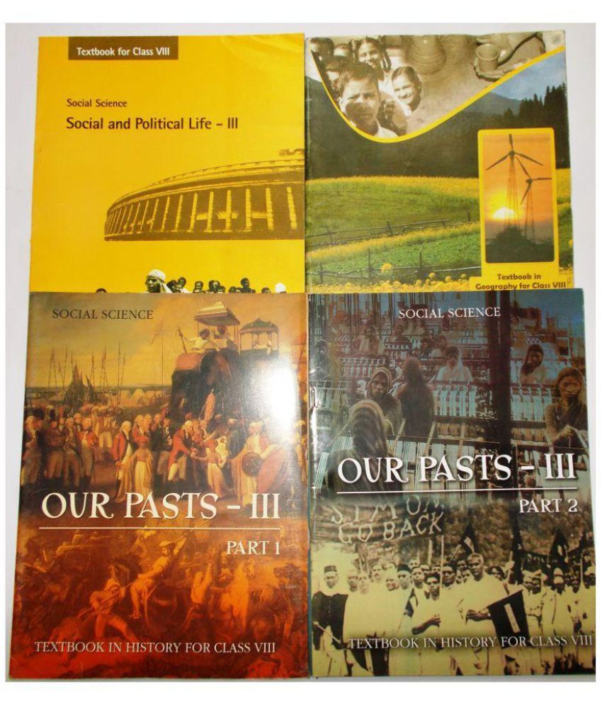 NCERT SET OF BOOKS FOR CLASS 8 OF SOCIAL STUDIES HISTORY CIVICS