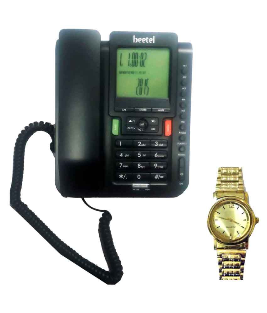 Buy Beetel M71 Corded Landline Phone Black Online At Best Price In