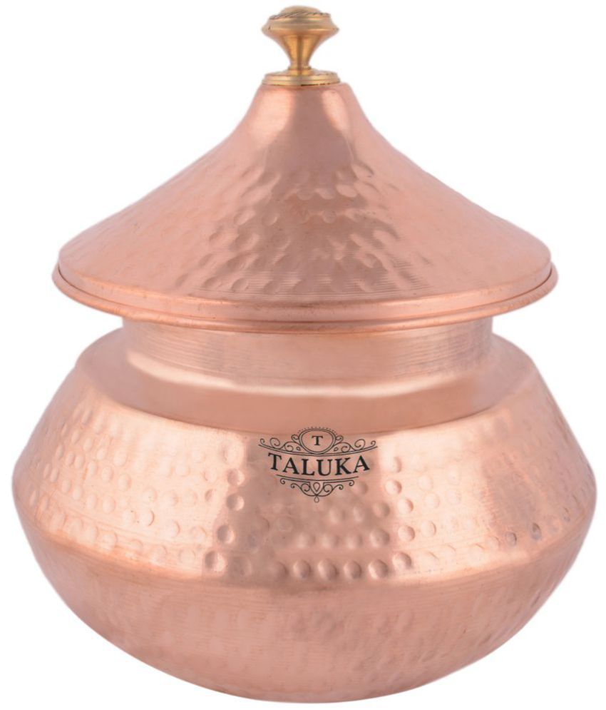 Taluka Pure Copper Hand Made Capacity 1.5 liter Biryani Handi Copper ... Taluka Pure Copper Hand Made Capacity 1.5 liter Biryani Handi Copper ...