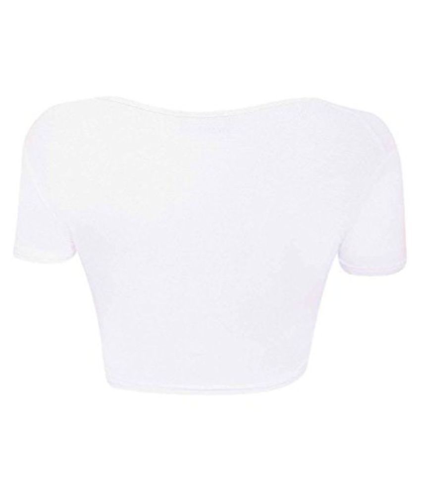 Pilot Mia Plain Cap Sleeve Crop Top In White - Buy Pilot Mia Plain Cap ...