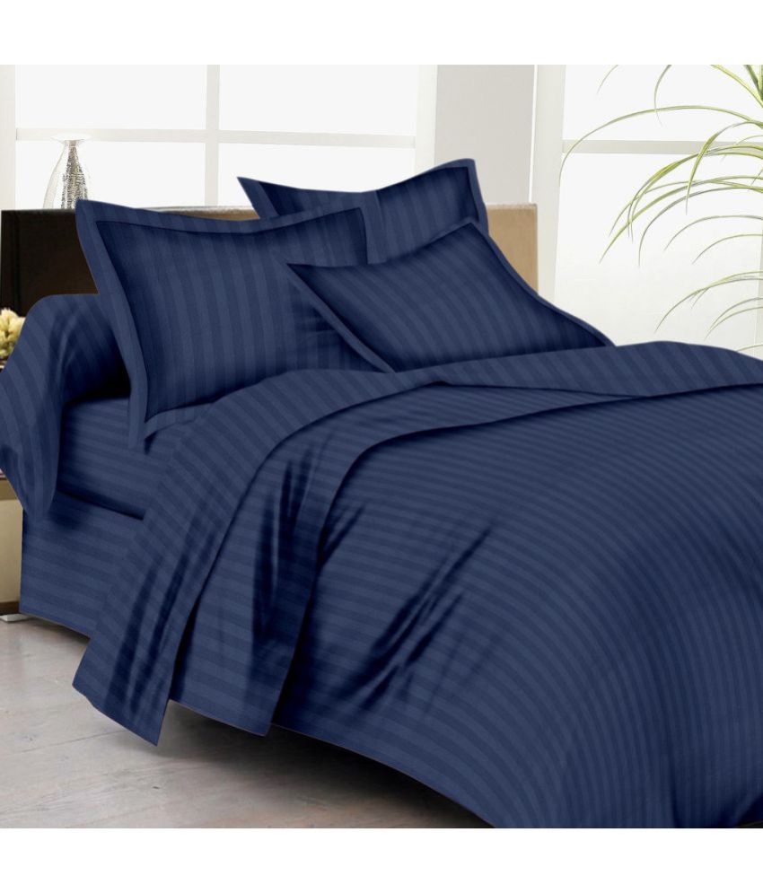 Bombay Dyeing Cotton King Size Bed Sheet With 2 Pillow Covers Buy