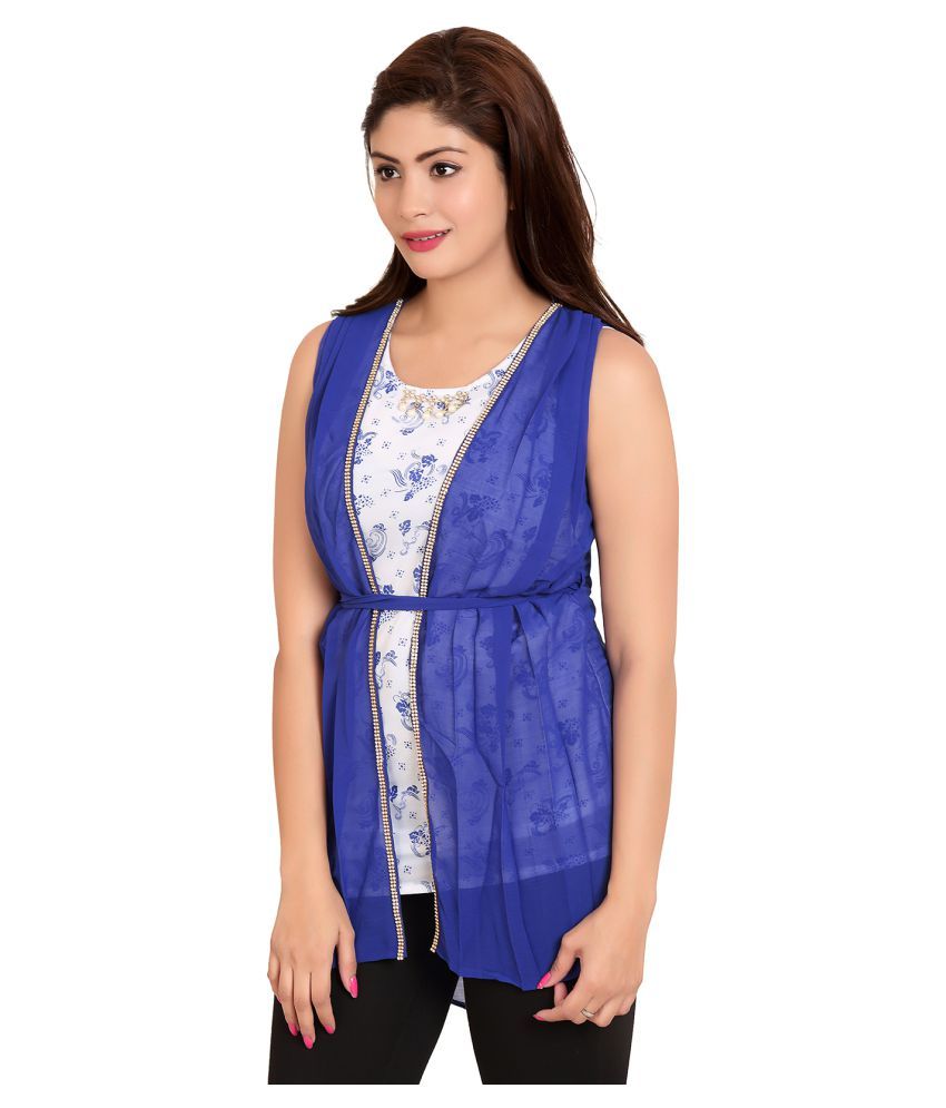 Shree Ganesha Enterprises Net Regular Tops - Buy Shree Ganesha ...