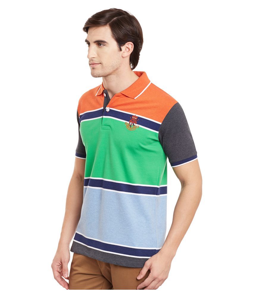 Duke Multicolor Regular Fit Polo T Shirt Buy Duke Multicolor Regular