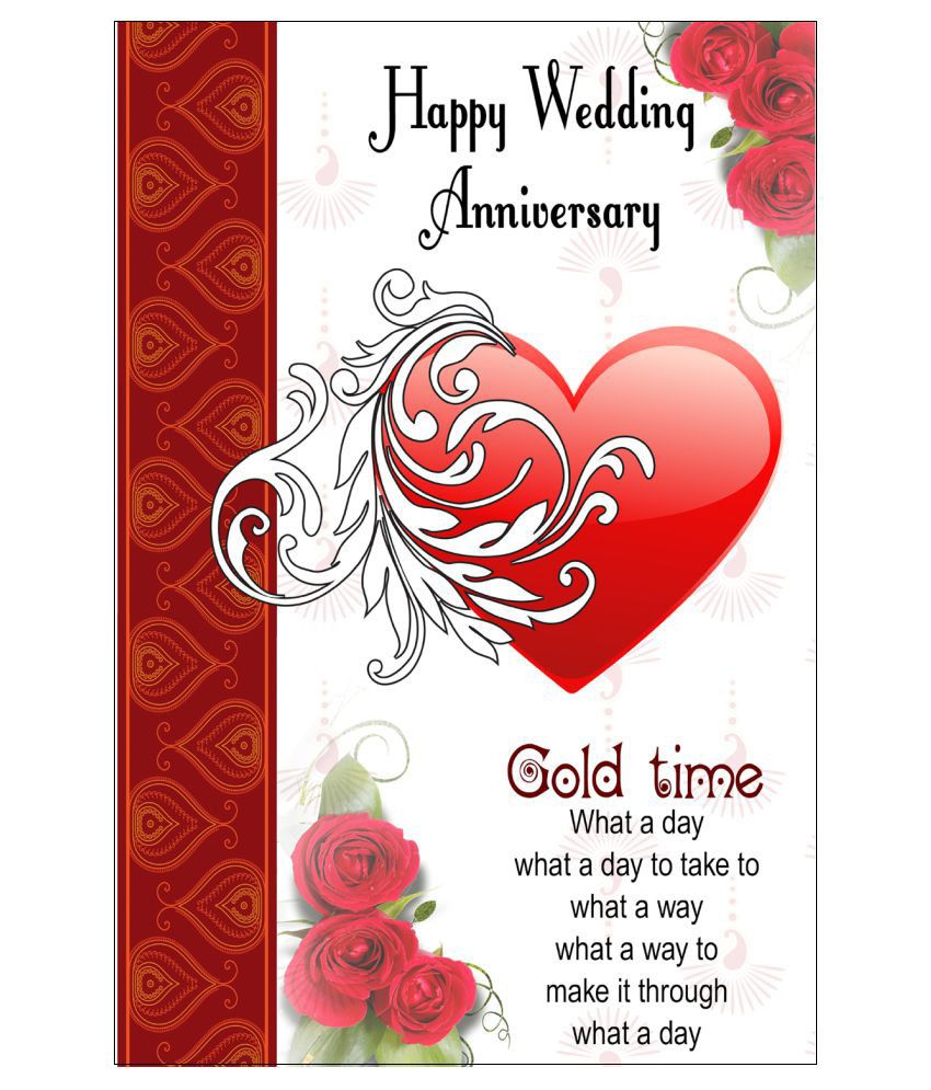 Happy Wedding Anniversary Poster Buy Online At Best Price In India 