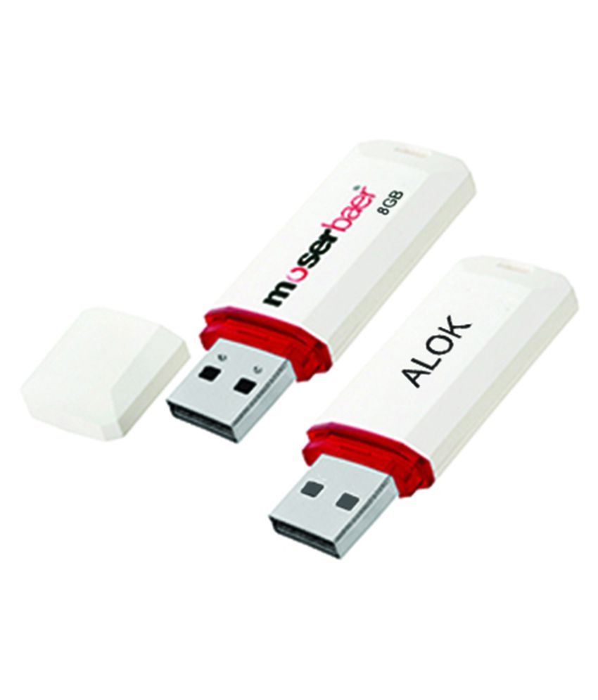 Moserbaer 8GB USB 2.0 Utility Pendrive Single - Buy Moserbaer 8GB USB 2 ...