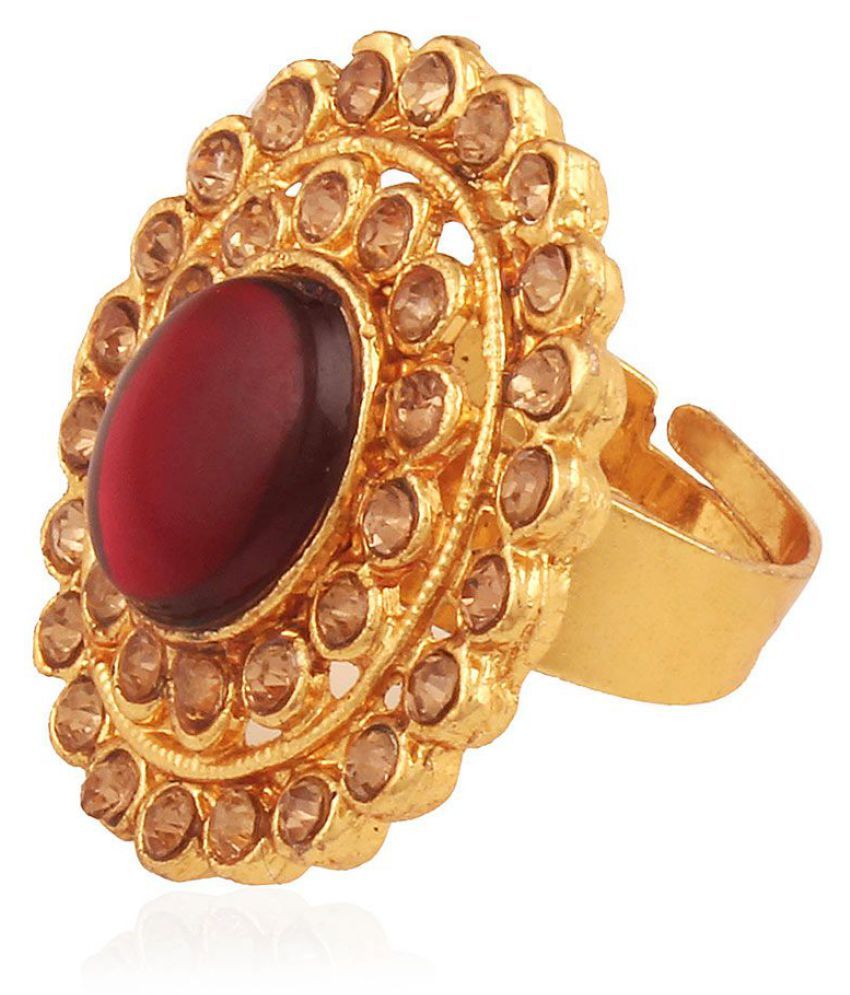 Variation Ethnic Broad Chain Green Bead Pendant Set - Buy Variation ...