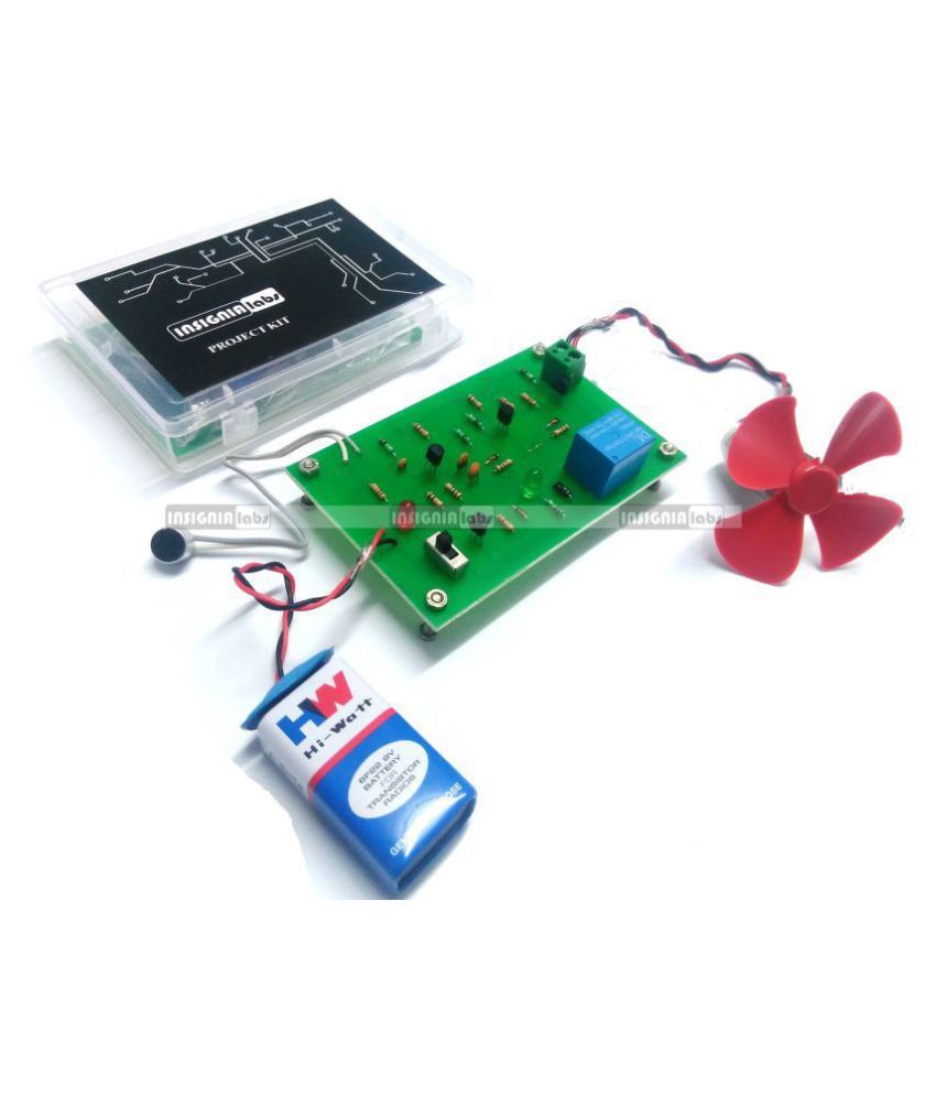 CLAP SWITCH BASED MOTOR/FAN CONTROL PROJECT KIT - ELECTRONIC SCHOOL ... CLAP SWITCH BASED MOTOR/FAN CONTROL PROJECT KIT - ELECTRONIC SCHOOL ...