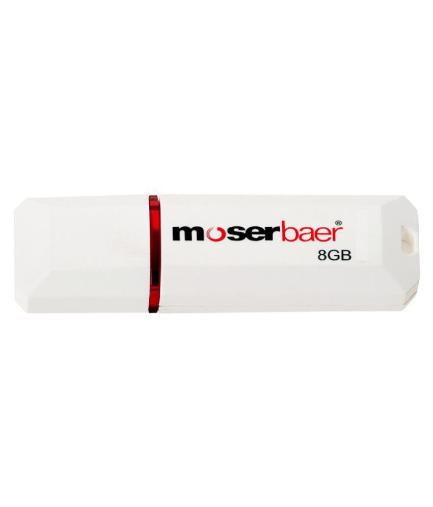 Moserbaer NA 8GB USB 2.0 Utility Pendrive Pack of 1 - Buy Moserbaer NA ...
