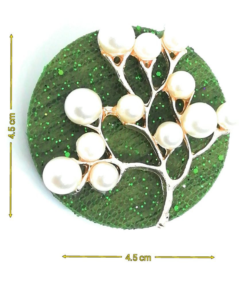 Khubsurat Saree Pin Brooch For Women And Girls Set Of 2 Pieces Stone