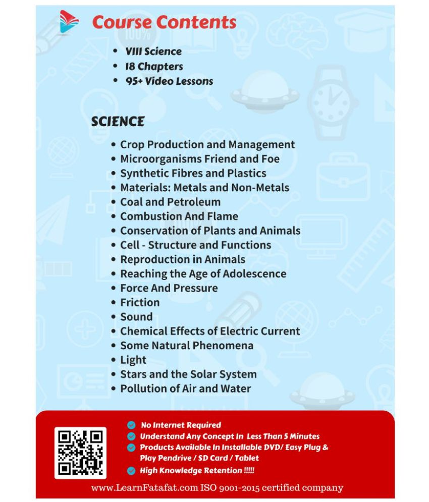 LearnFatafat CBSE Class 8 Science Educational Video Course DVD Buy learnfatafat-cbse-class-8-science-educational-video-course-dvd-buy