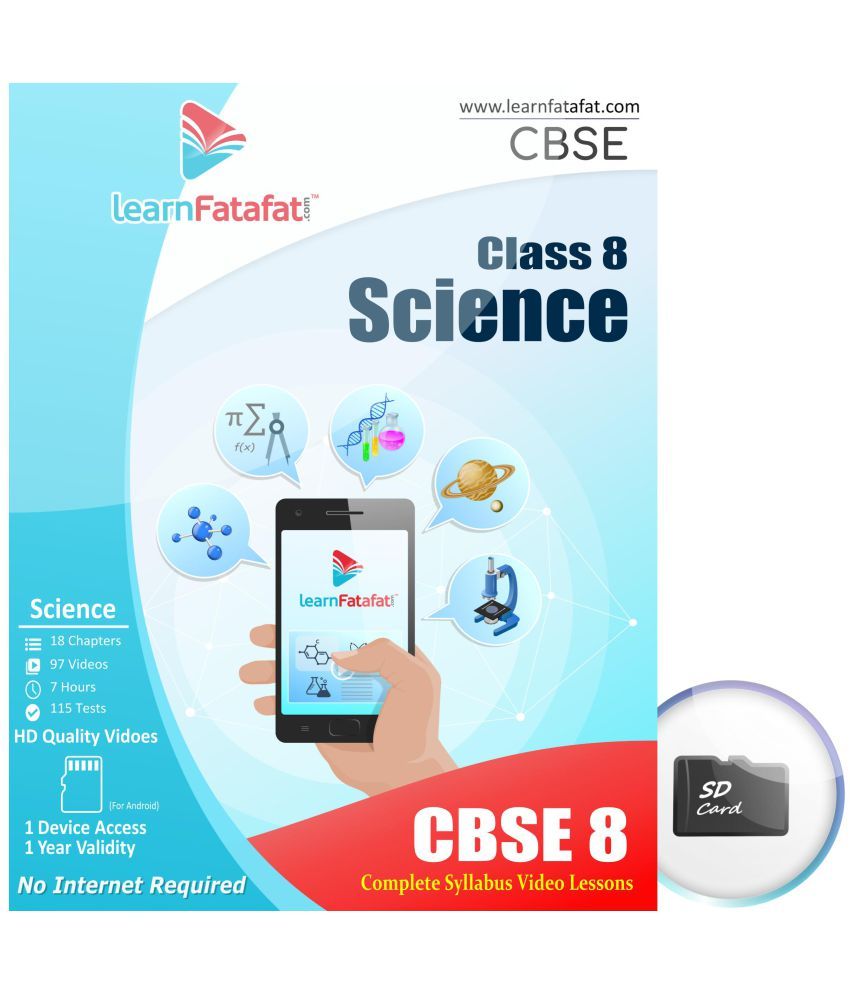 LearnFatafat CBSE Class 8 Science Video Course SD Card: Buy ... LearnFatafat CBSE Class 8 Science Video Course SD Card: Buy ...