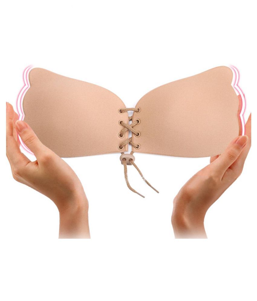 Buy Women Sexy Silicone Push Up Adhesive Stick On Strapless Backless Invisible Bra Online At