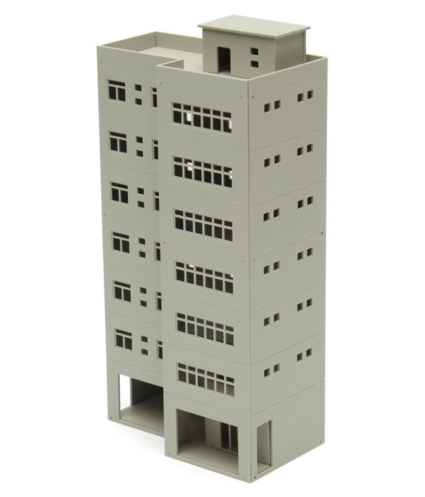 Outland Modern Business Office Building 1:87 For HO Scale Gauge Model ...