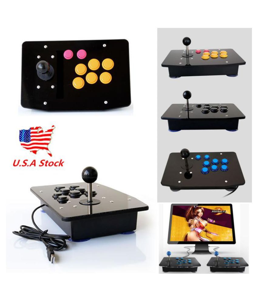 US Arcade Joystick Acrylic Panel Case Replacement DIY Handle Arcade ...