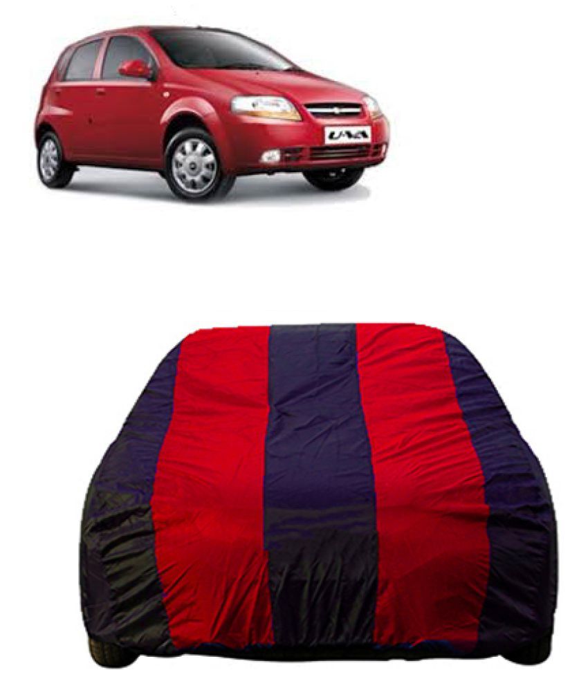 QualityBeast Car Body Cover for Chevrolet Aveo U-VA [2006-2012] Red ...