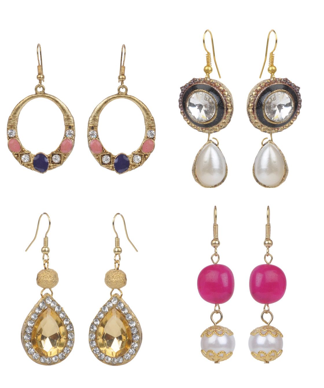 The Pari Multicolor Alloy Earring Set For Women - Buy The Pari ... The Pari Multicolor Alloy Earring Set For Women - Buy The Pari ...
