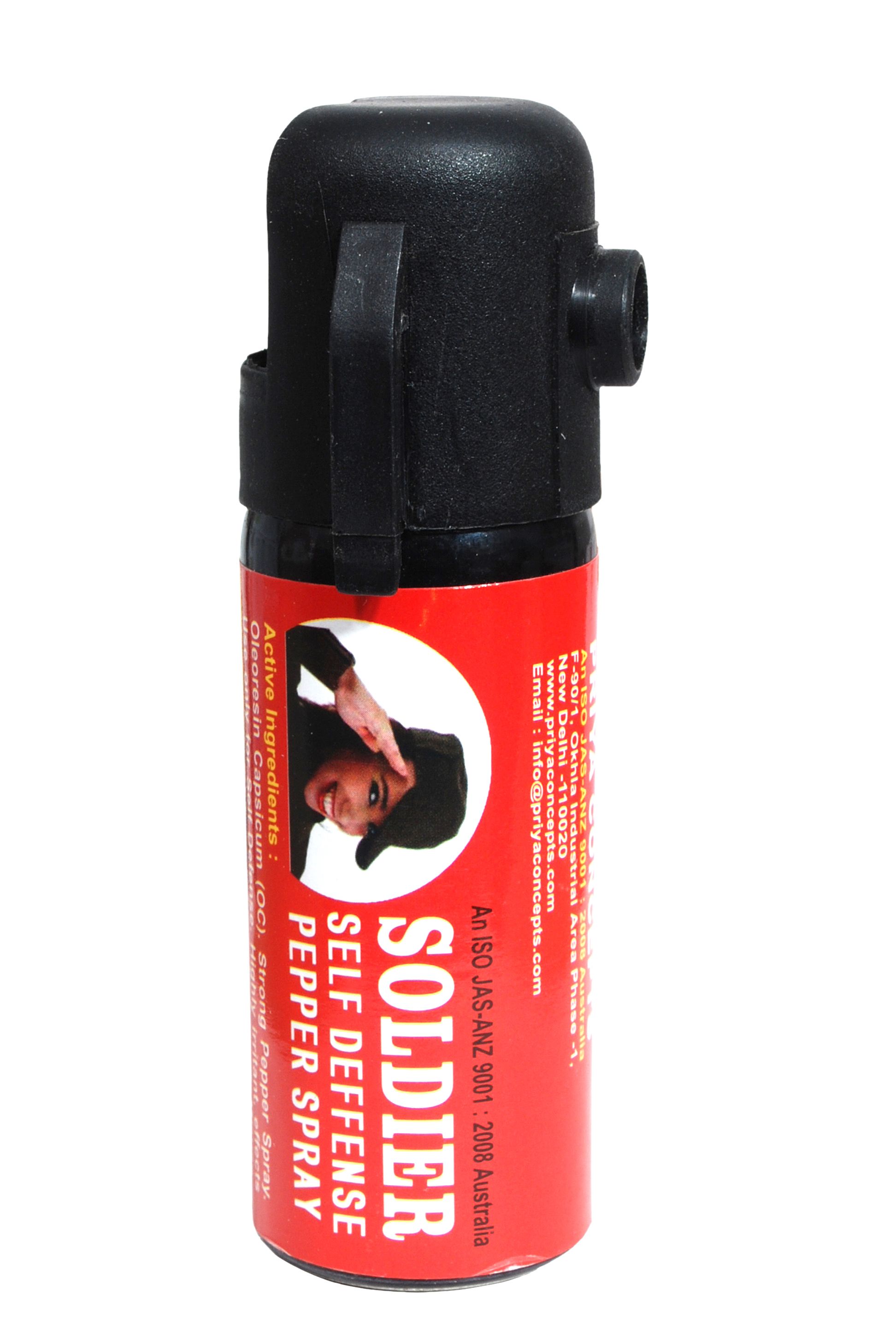Soldier Self Defence Women Safety Upto 10 Feet Range Pepper Spray Pack